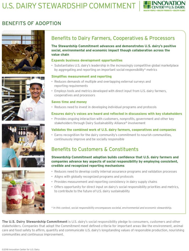 The United States: demonstrating dairy’s positive impact from farm to ...